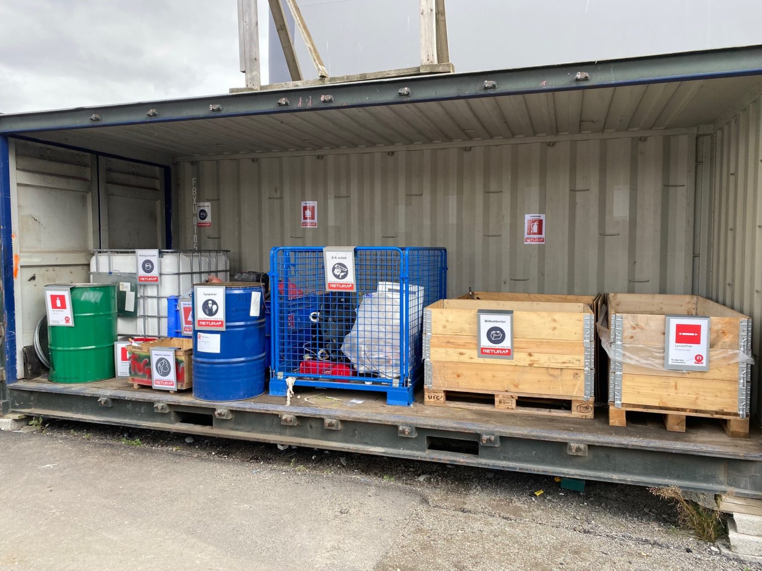 Miljøcontainer | Retura Østfold